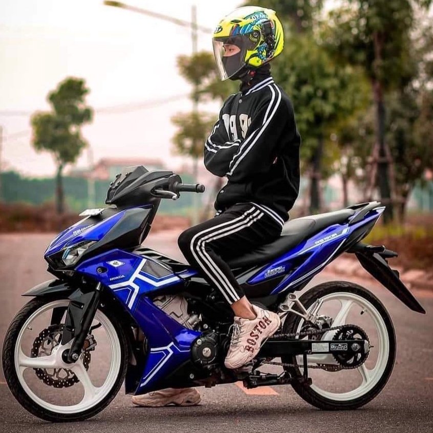 Honda Winner X Blue Gp Removable Stamp With White Gray Thread | Shopee ...