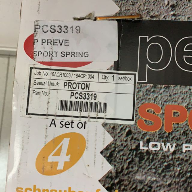 APM performax Proton Preve/Suprima sport coil spring set | Shopee Malaysia