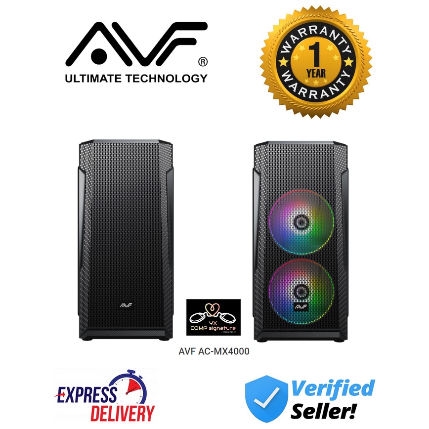 AVF MX4000 PREMIUM M-ATX TOWER PC CASE / XTREME MX - WITHOUT FAN / 1 ...