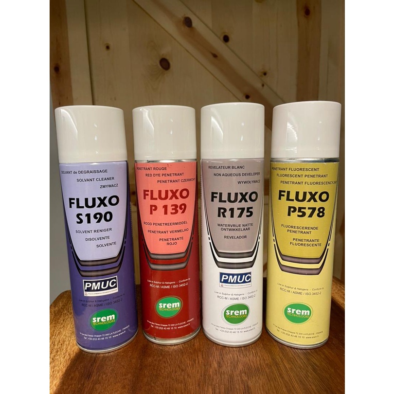 Fluxo NDT Cleaner, Red Dye Penetrant, Developer, Fluorescent Penetrant ...