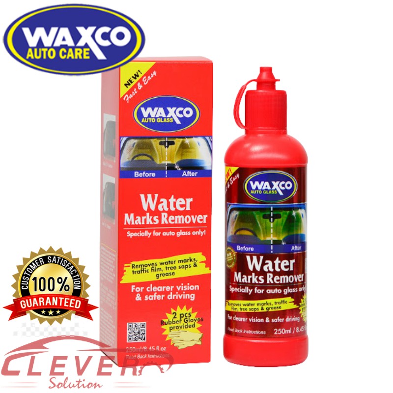 WAXCO Watermark Remover Window Glass Stain Cleaner 250ML | Shopee Malaysia