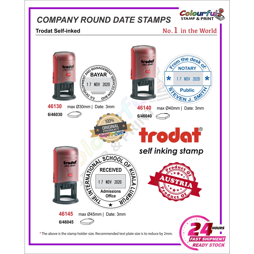 Colourful Stamp & Print, Online Shop | Shopee Malaysia