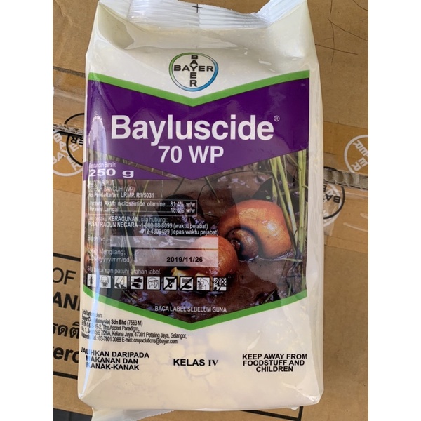 Bayluscide 70wp 250gram (niclosamide-olamine) | Shopee Malaysia