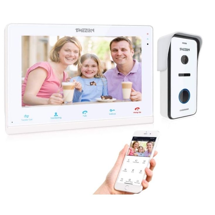 TMEZON 10 Inch Wireless/Wired WiFi IP Video Door phone Intercom ... TMEZON 10 Inch Wireless/Wired WiFi IP Video Door phone Intercom ...