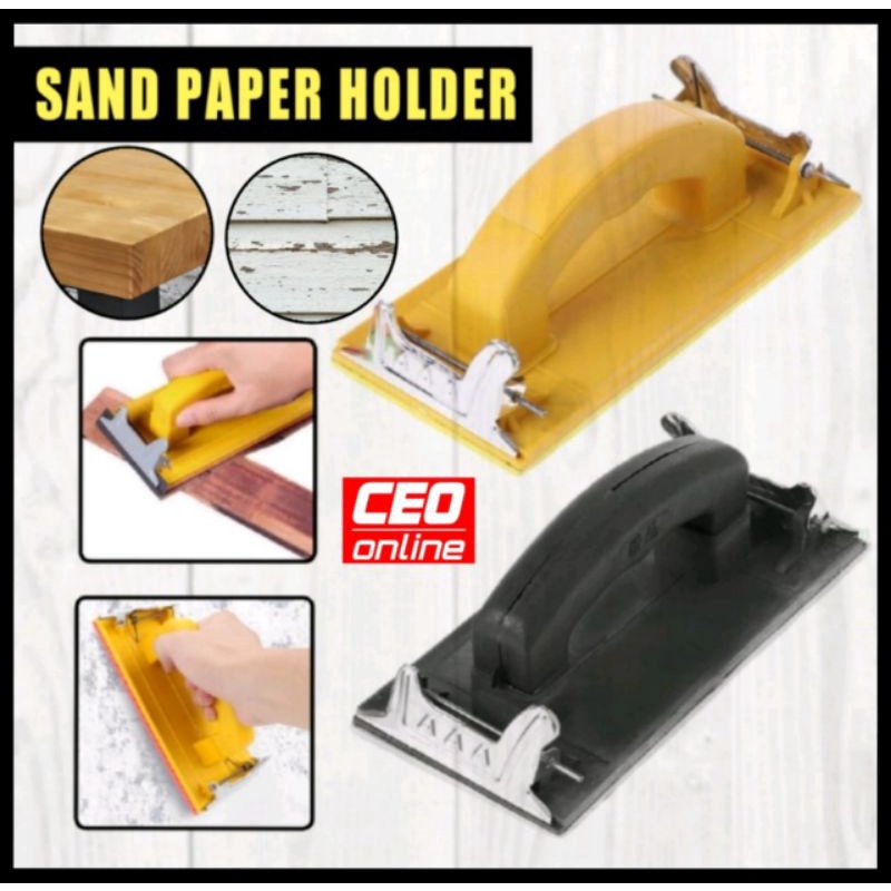 CEO 🇲🇾 Sand Paper Holder Wood Wall Polished Sanding Woodworking ...