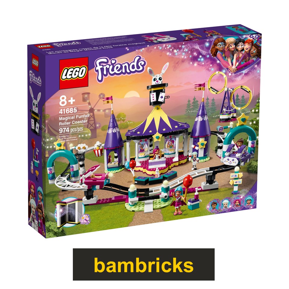 [BamBricks] LEGO FRIENDS 41685 Magical Funfair Roller Coaster | Shopee ...