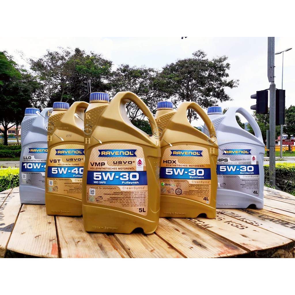 READY STOCK Ravenol Engine Oil Fully Synthetic VST USVO 5W-40 1LITER ...