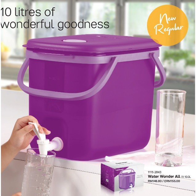 Tupperware Water Dispenser , Water Wonder All 10 litres / 10l / 10 l ...