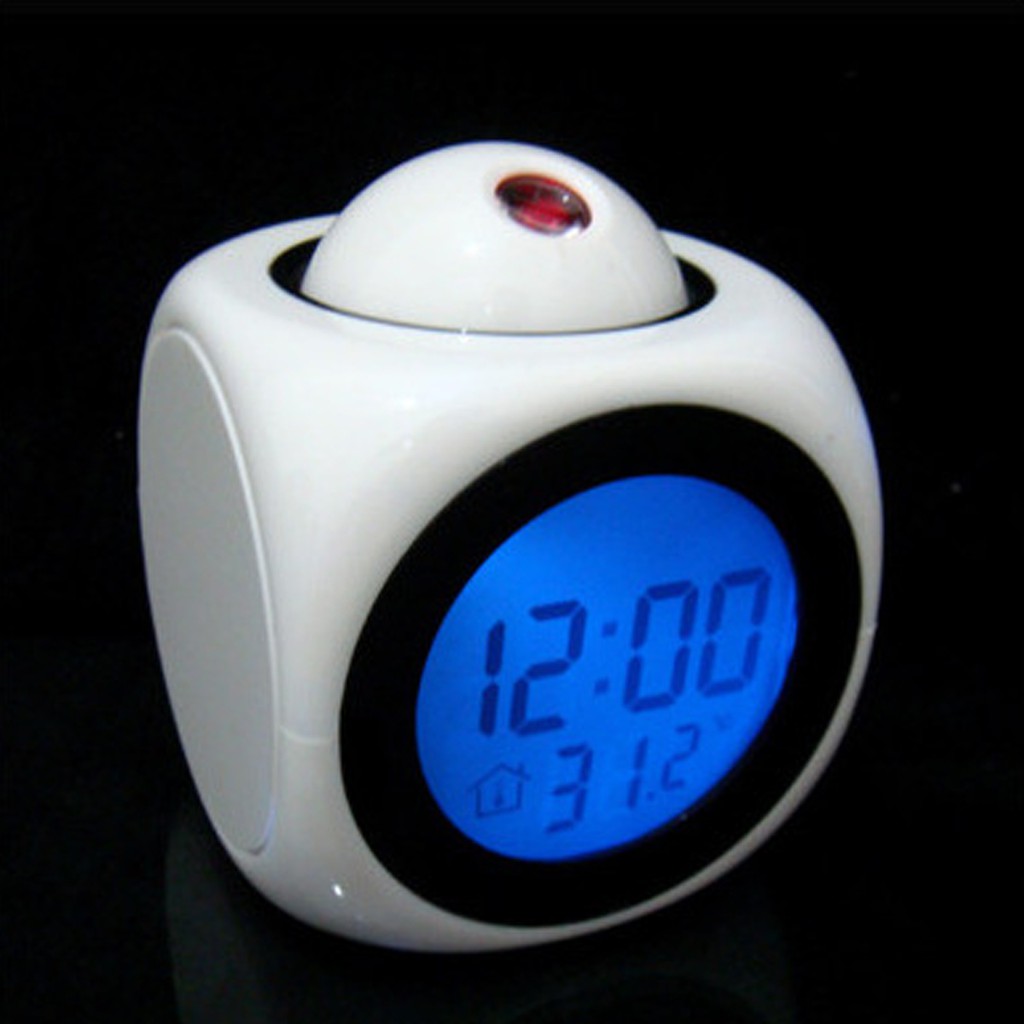 Atomic Clock That Projects Time On Ceiling | Shelly Lighting