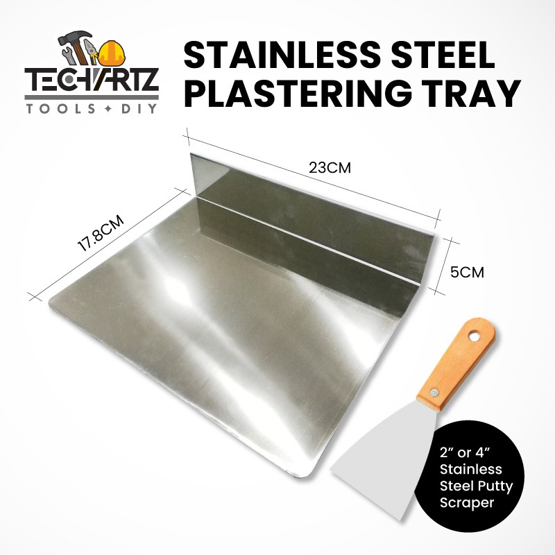 Stainless Steel Plastering Tray For Plaster Ceiling/Plaster tray/Gypsum ...