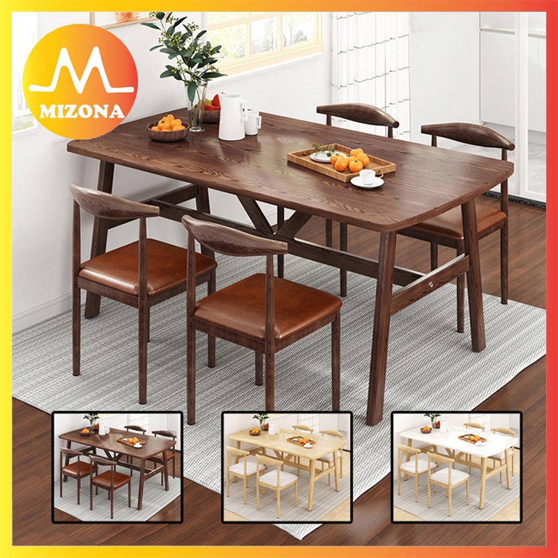MIZONA Home Dining Table Modern Simple Nordic Family Dinner Table ...