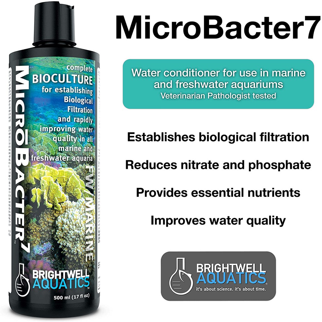 Brightwell Microbacter7 Microbacter clean Microbacter Start XLMc Reef ...