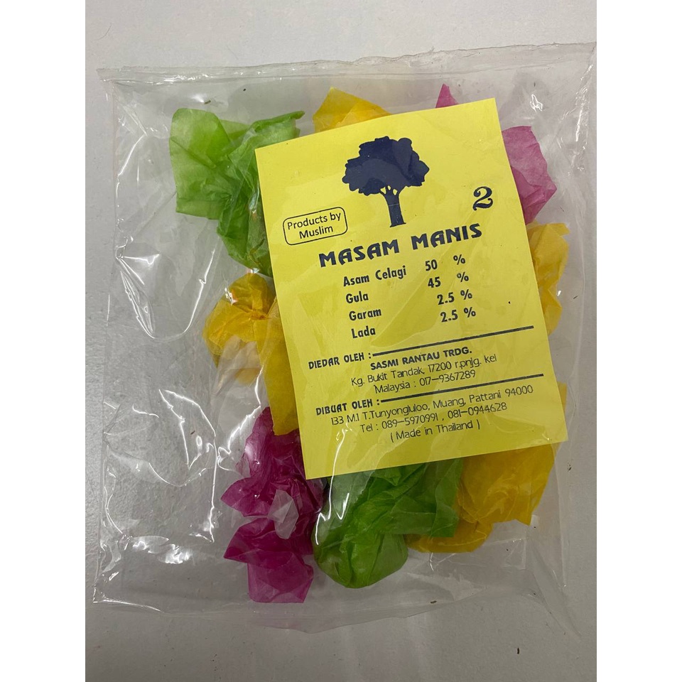 ASAM JAWA WARNA WARNI Masam Manis Celagi Original Kelantan Made In ...