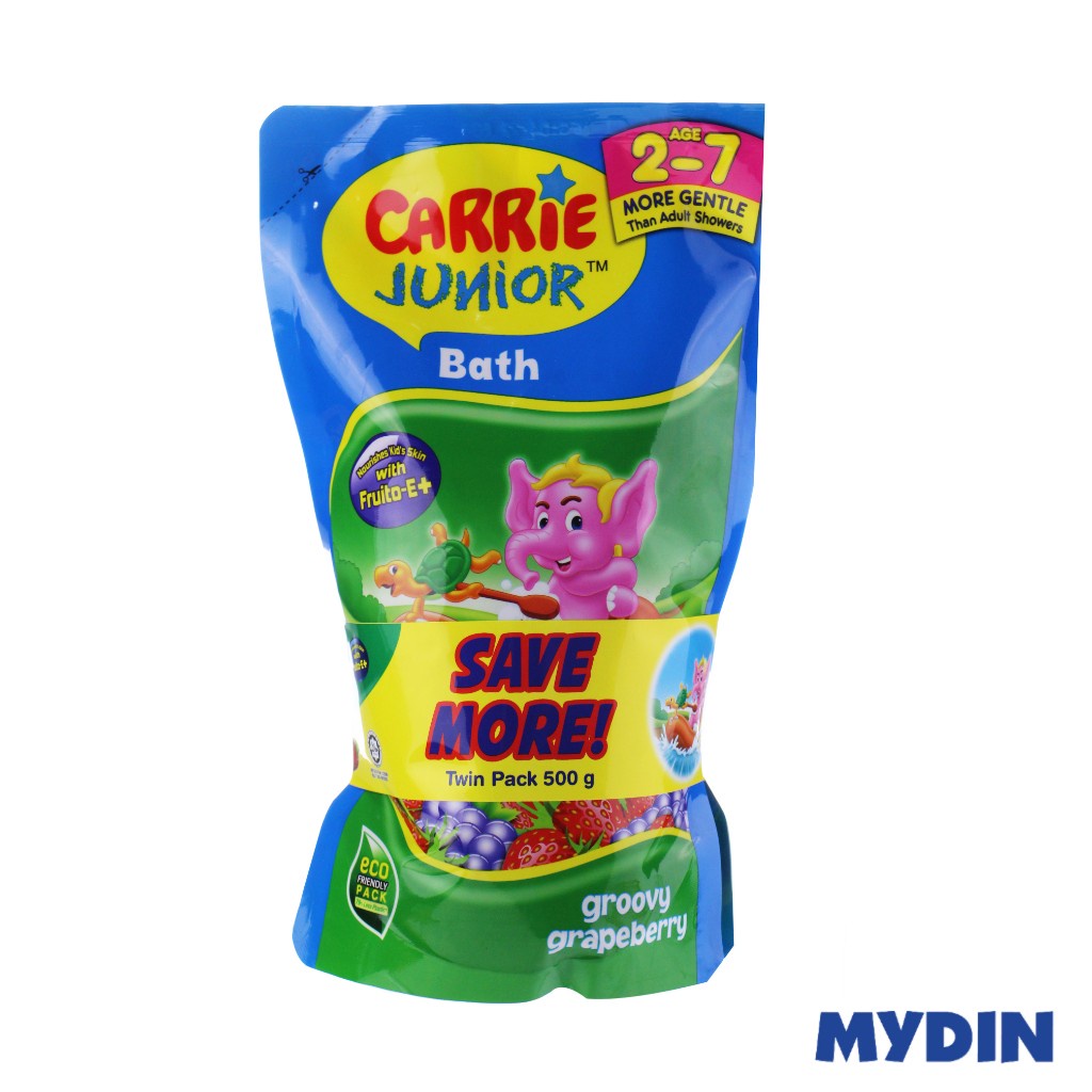 Carrie Junior Body Wash Groovy Grapeberry Twin Pack Refill (2 x 500g ...
