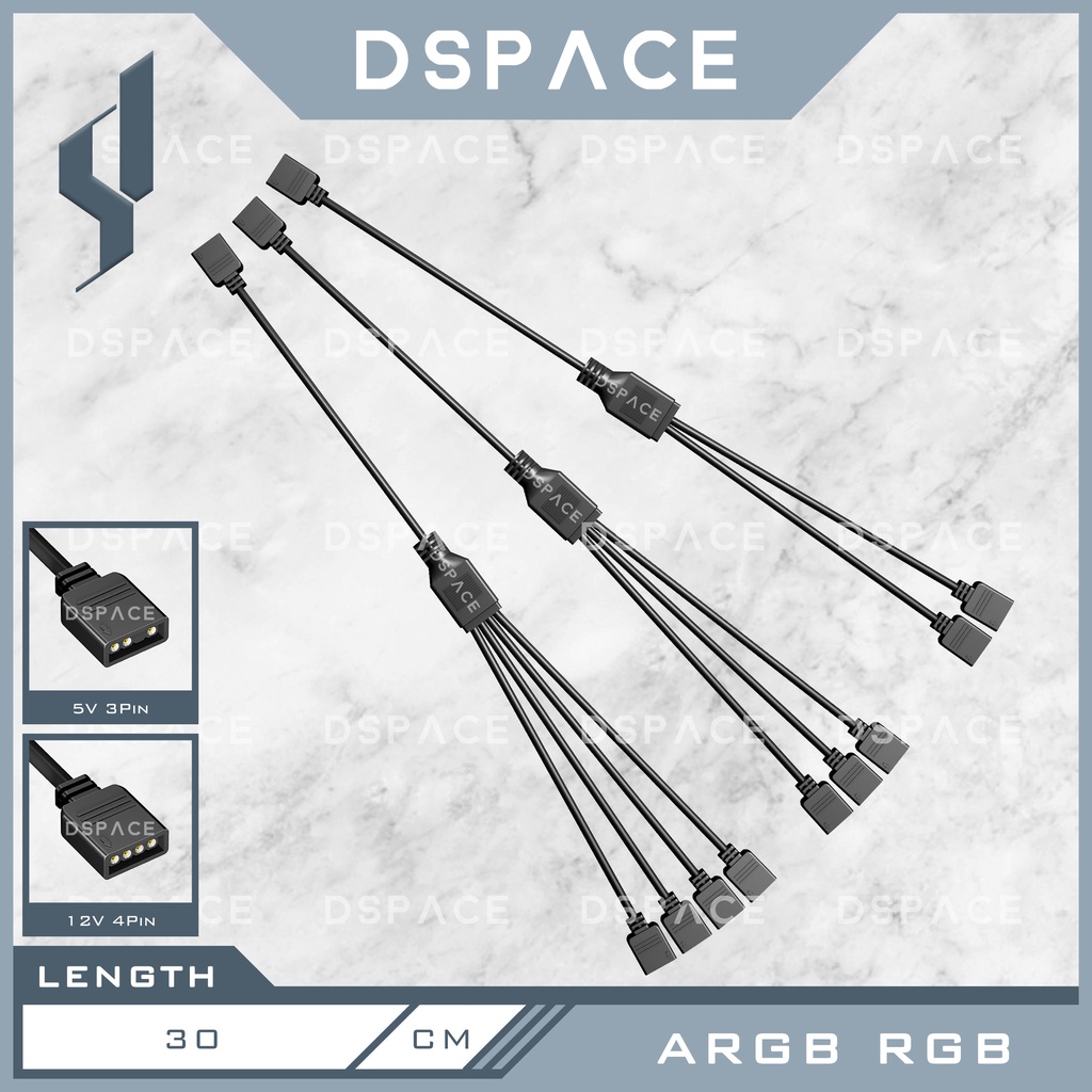 12V 4pin / 5V 3pin Motherboard RGB ARGB Splitter Extension Cable for ...