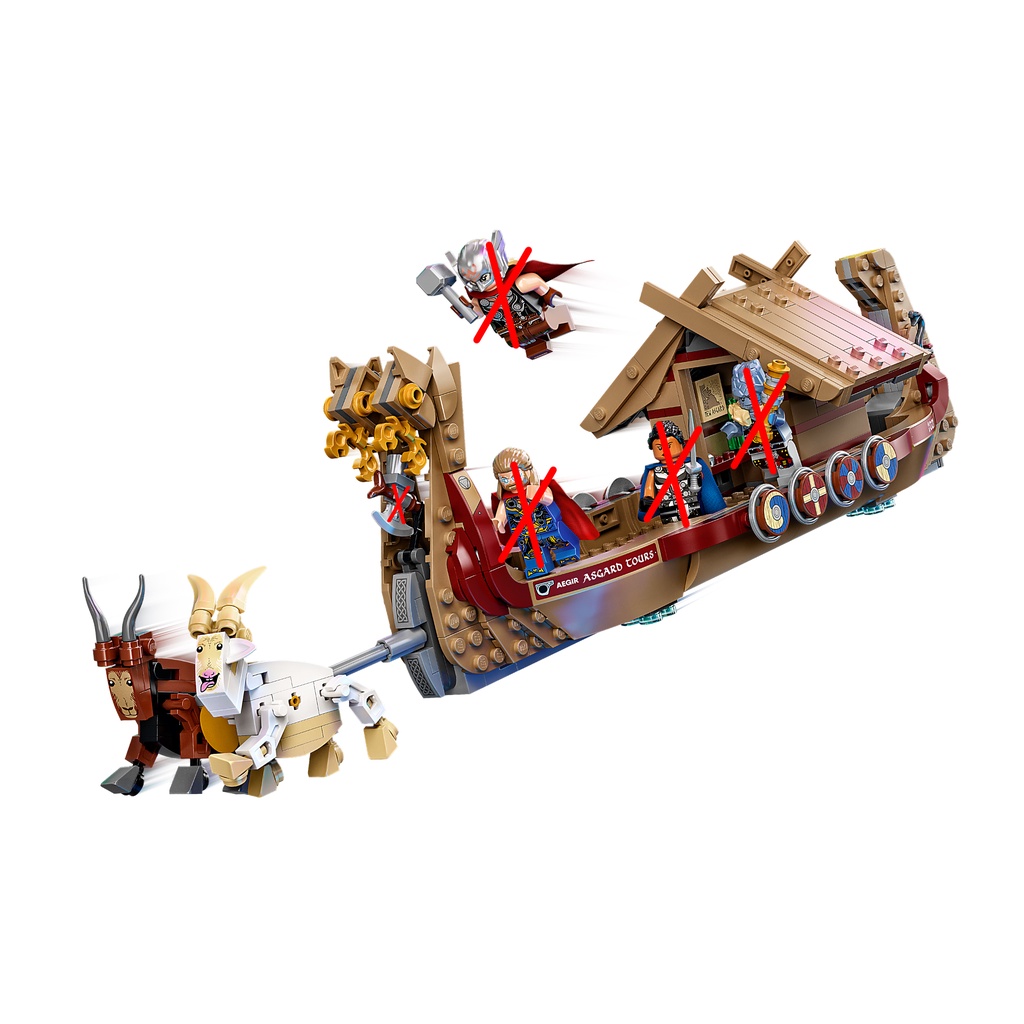 Thor Goat Boat Build Lego 76208 Marvel MCU | Shopee Malaysia