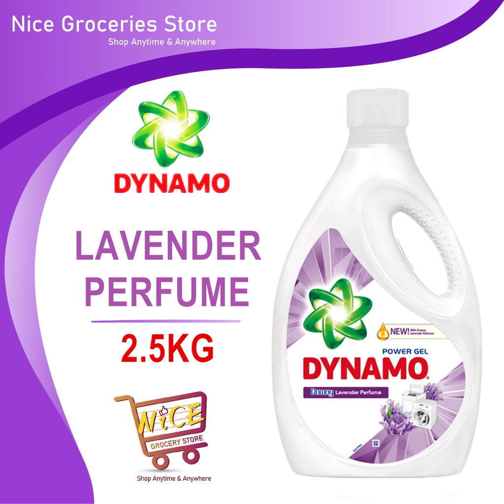 Dynamo Liquid Detergent Power Gel Lavender Perfume 2.5kg | Shopee Malaysia
