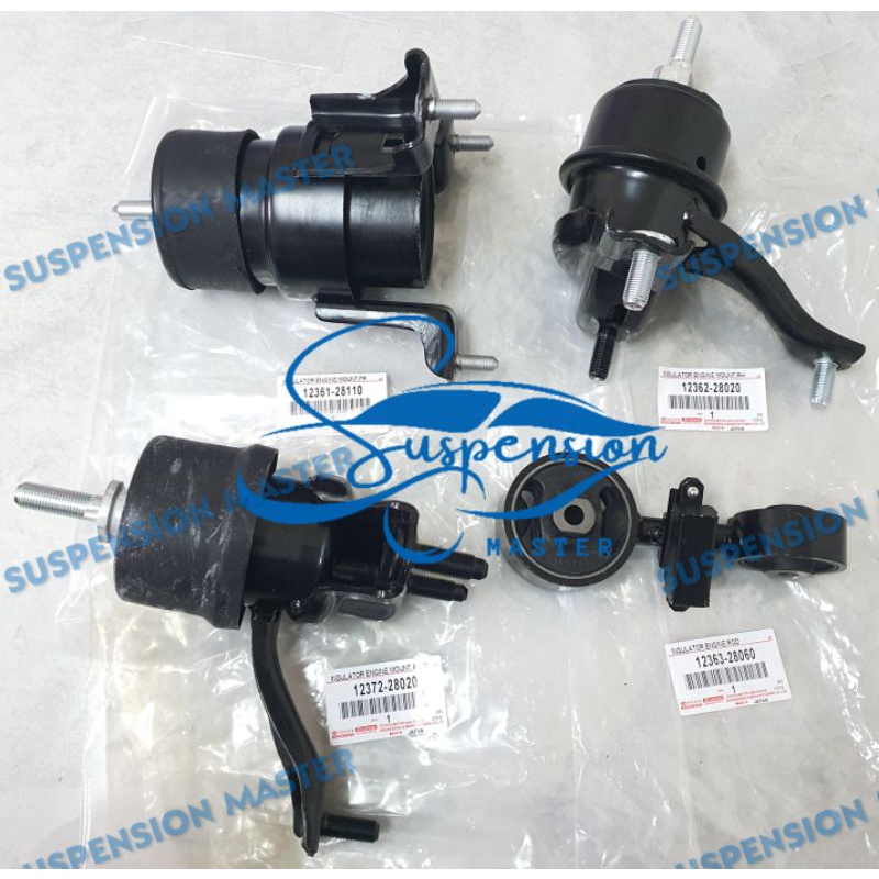4 IN 1 SET - ENGINE MOUNTING SET - TOYOTA CAMRY ACV30 ACV31 2002-2006 ...