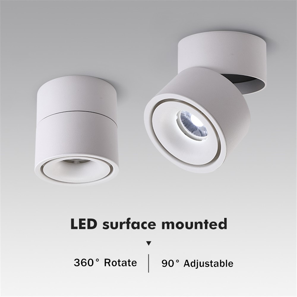 Surface Mounted Led Downlight 15W 12W 7W 10W 360 Degree Adjustable ...