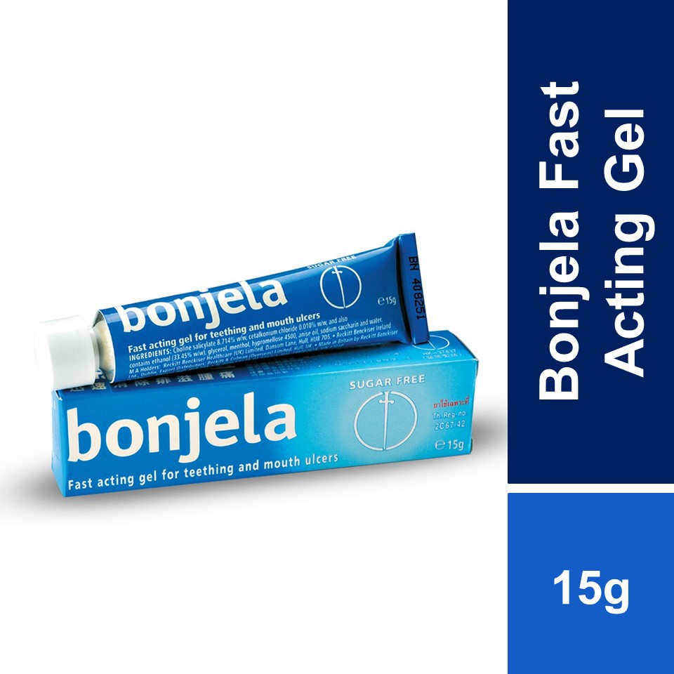 Bonjela Fast Acting Gel For Teething And Mouth Ulcers 15g | Shopee Malaysia