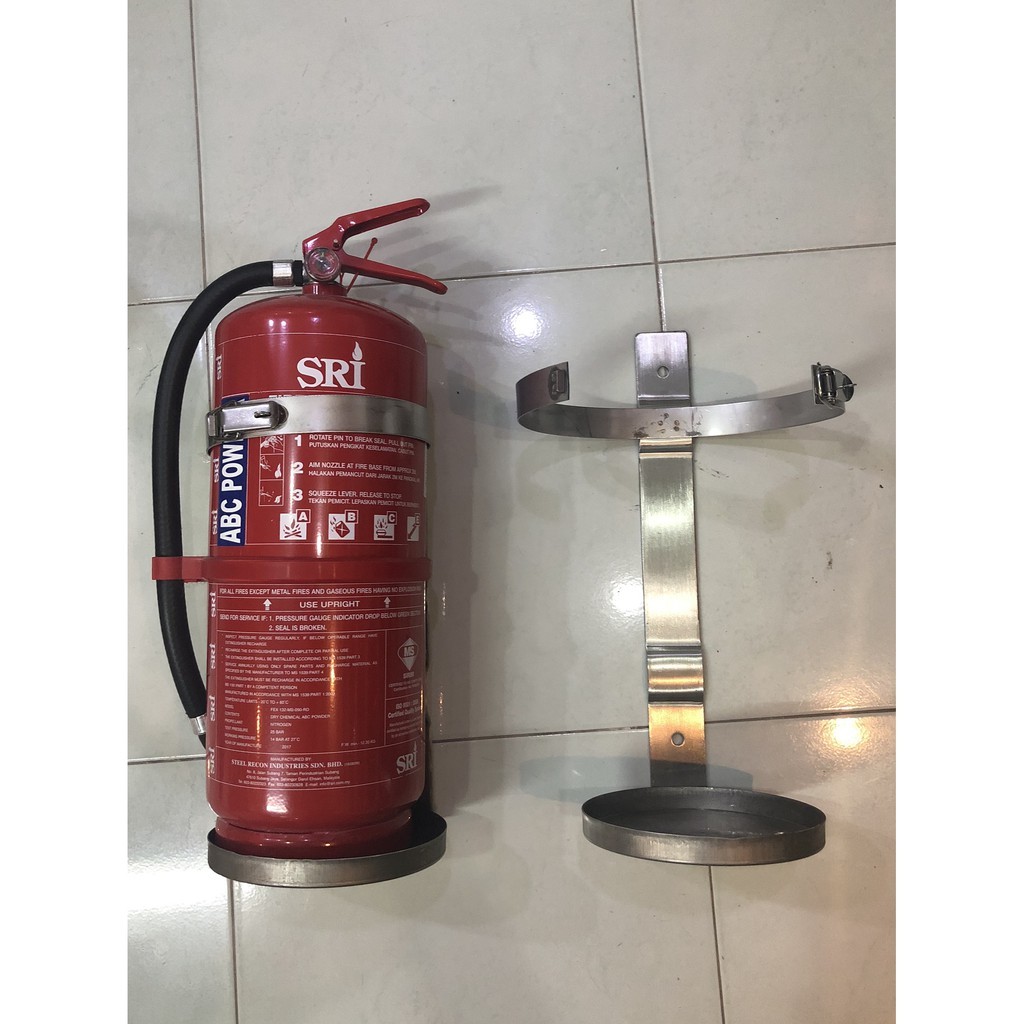 FIRE EXTINGUISHER S/STEEL HOLDER - 9KG | Shopee Malaysia