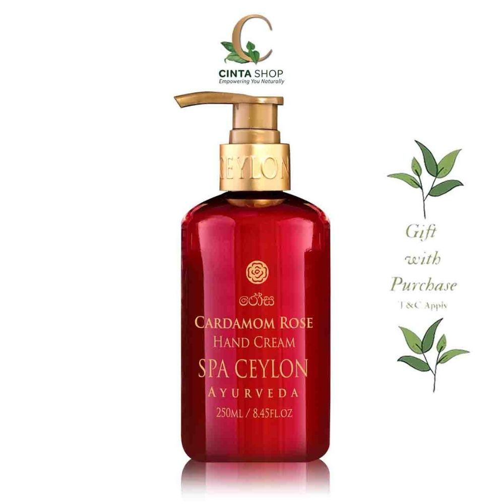 Spa Ceylon Ayurveda CARDAMOM ROSE Hand Cream 250ml | Shopee Malaysia