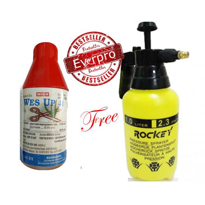 Herbicide Racun Rumpai/Rumput Glyphosate 41% Class 3 | Shopee Malaysia