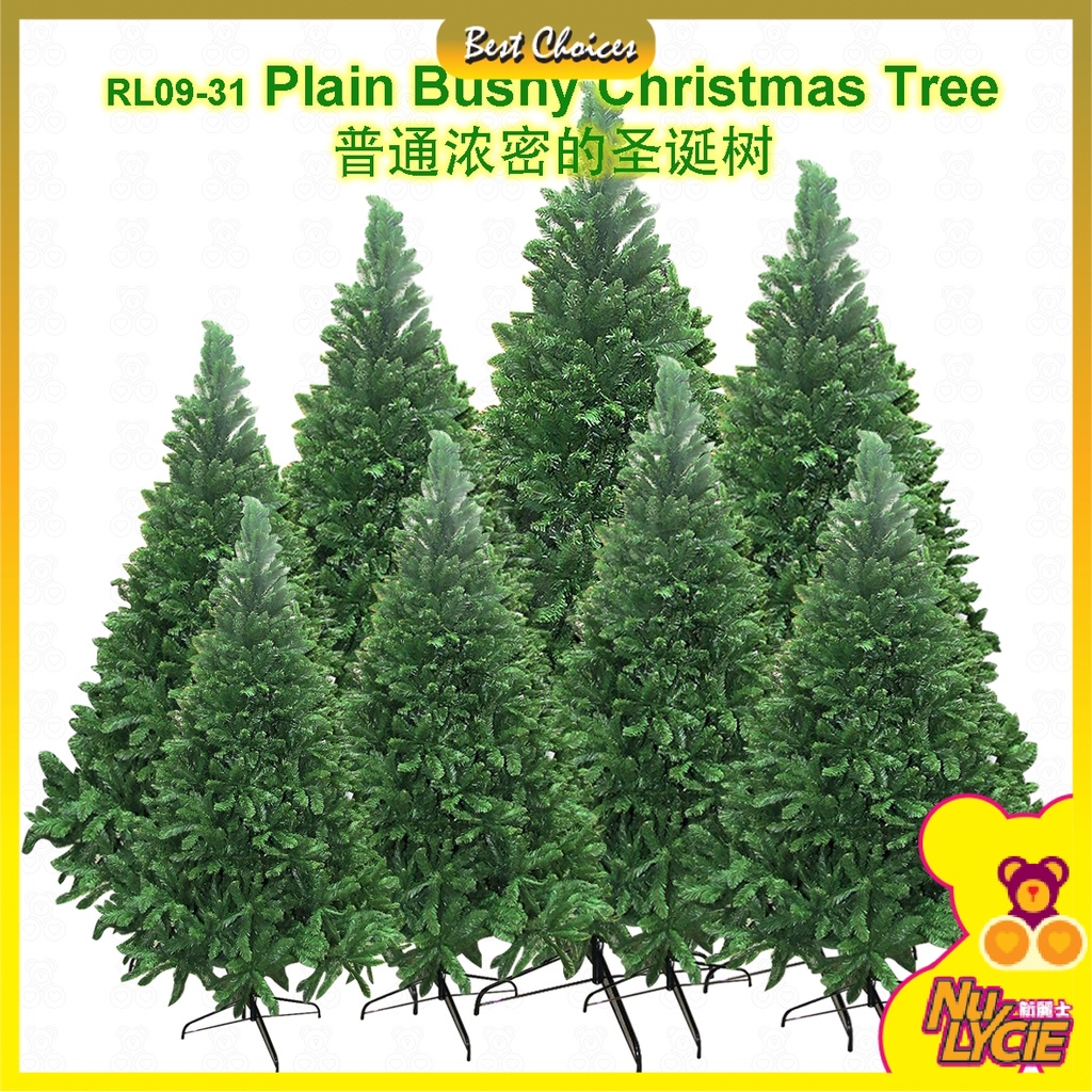[NU Ready Stock] RL09-31 Plain Bushy Christmas Tree 普通浓密的圣诞树 1pcs [4,5 ...