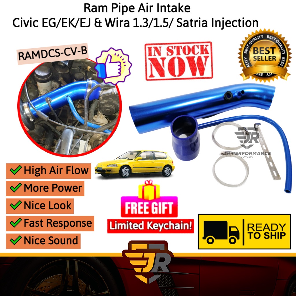 Ram Pipe DC Civic EG EK EJ Wira 1.3 1.5 Satria Air Intake Open Pod Air ...