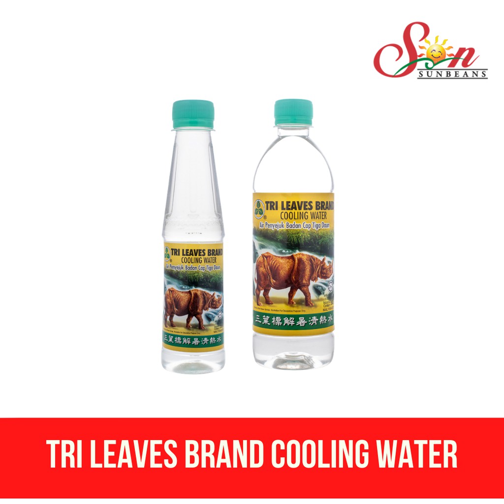 Tri Leaves Brand Cooling Water / Air Penyejuk Badan Cap Tiga Daun / Air ...
