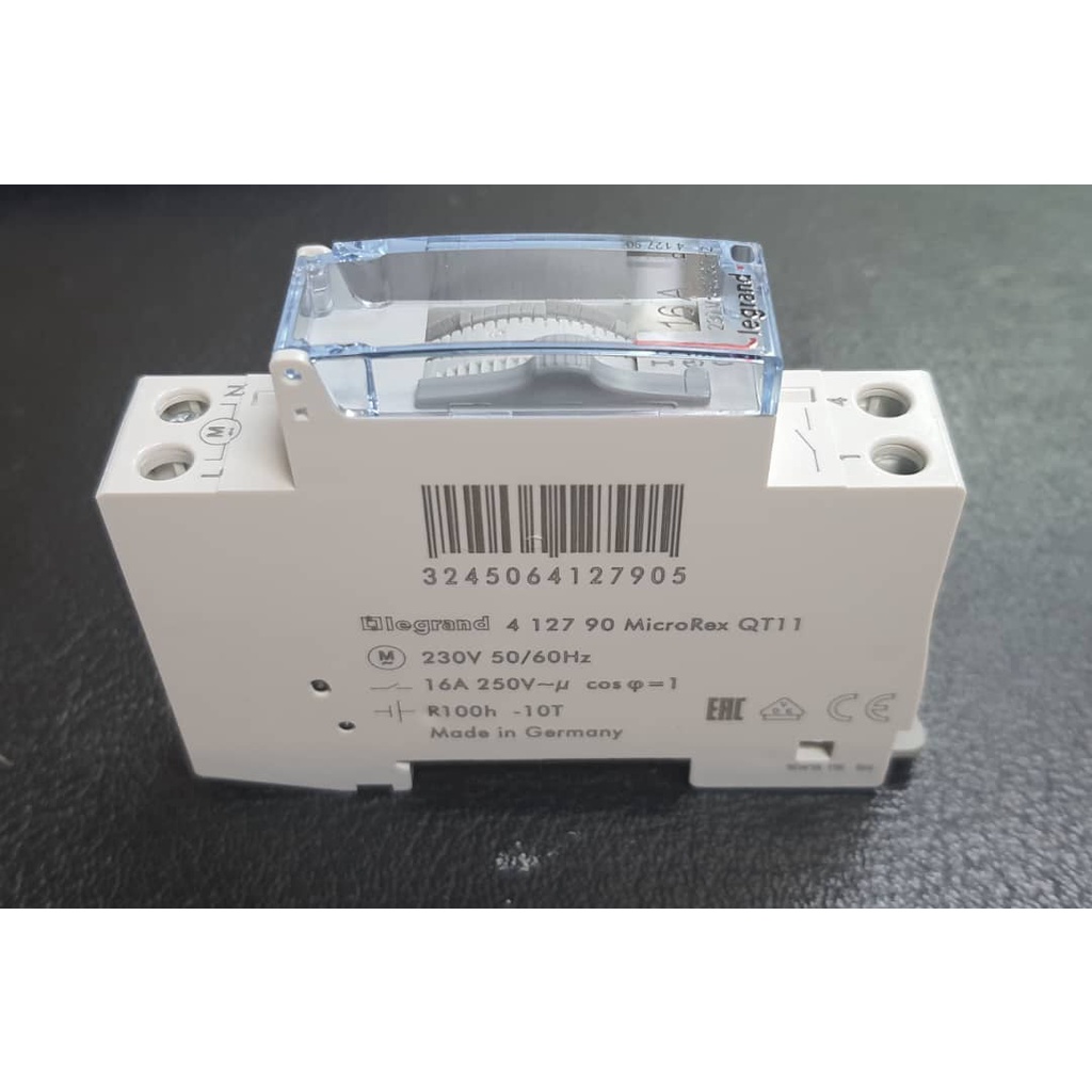 LEGRAND 24HRS TIMER S/R 100HR SLIM TYPE (1 MODULE) | Shopee Malaysia