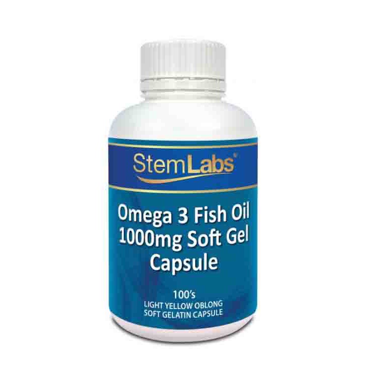 StemLabs Omega 3 Fish Oil 1000mg - 100's / 360's | Shopee Malaysia