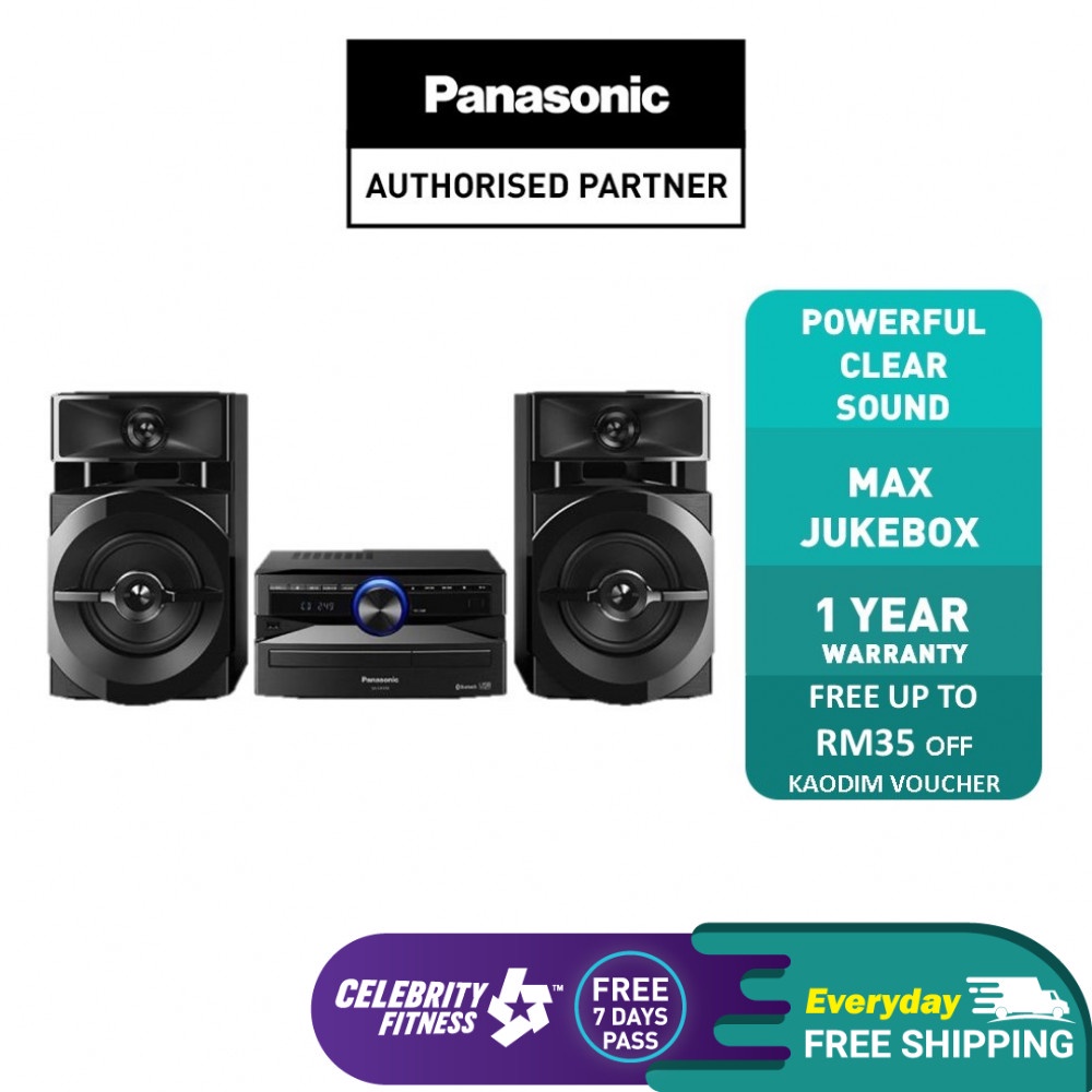PANASONIC SC-UX100 HIFI SYSTEM 300W Bluetooth Speaker SC-UX100GSXK ...