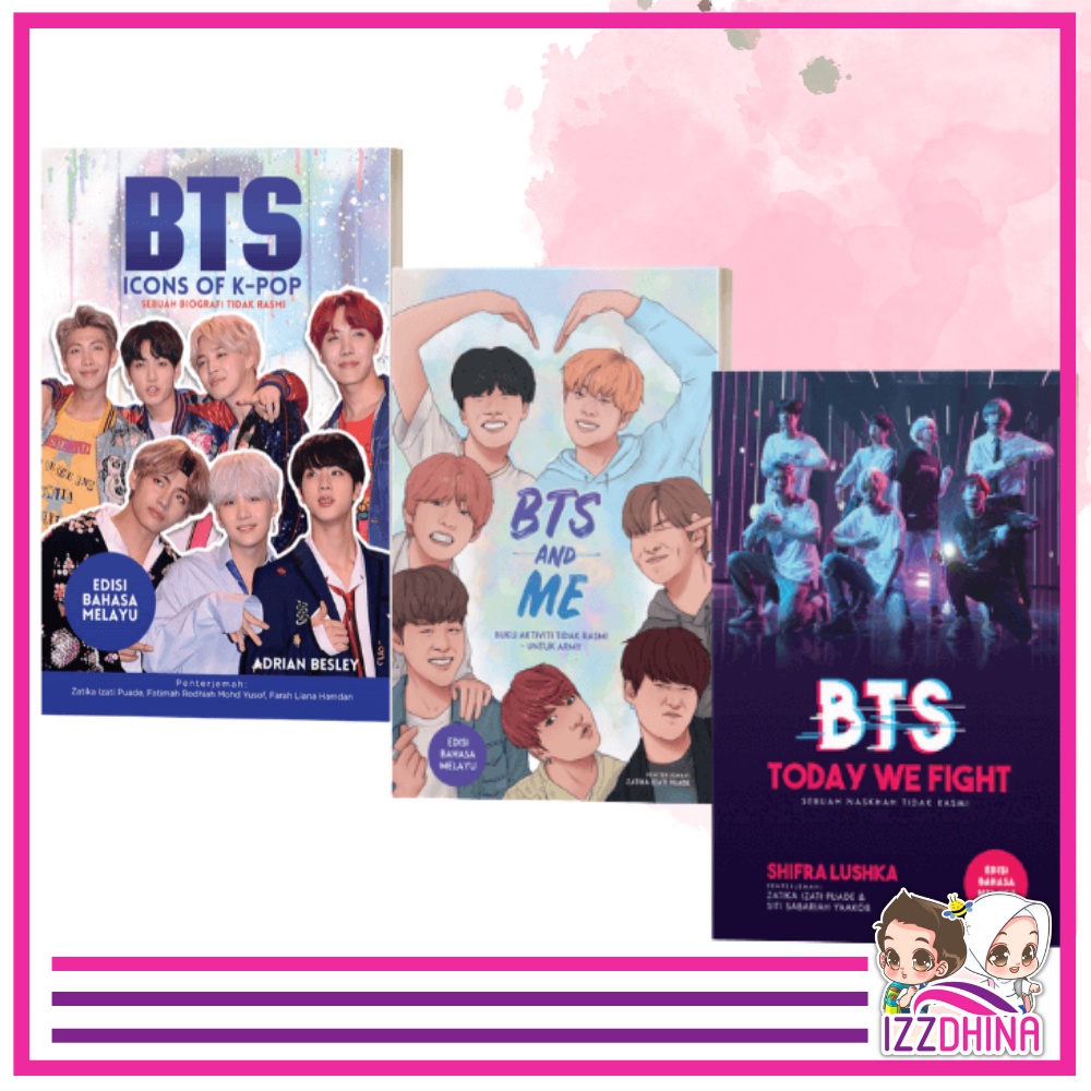 Buku BTS Edisi Bahasa Melayu | BTS Today We Fight | BTS and Me | BTS ...