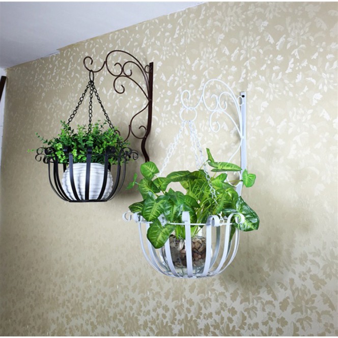 Penyakut gantung pasu bunga dinding besi / bekas pasu pelekat dinding ...