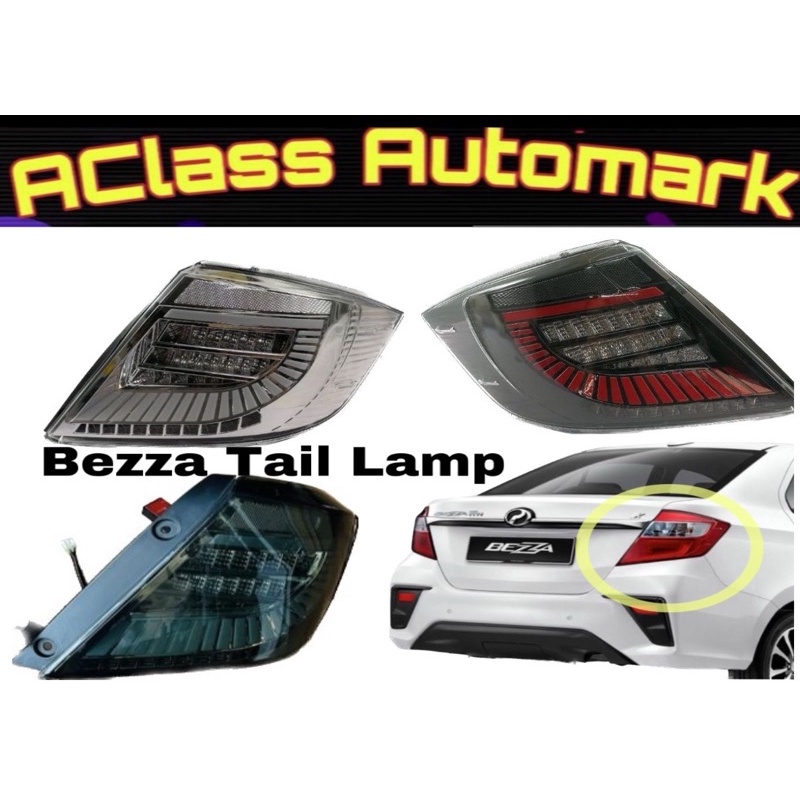 Perodua Bezza Tail Lamp Dynamic Dragon Scale Led Light Bar With Running ...
