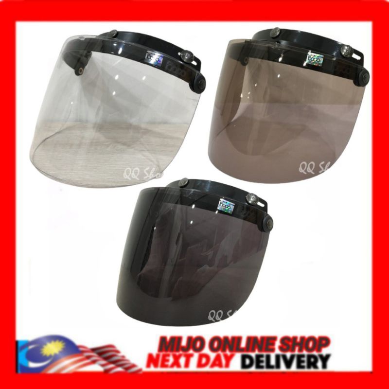 ORIGINAL VISOR BOGO VISOR CLEAR VISOR TINTED VISOR DARK GREY | Shopee ...