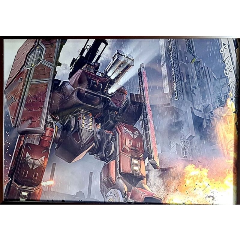 War Robot Titan Arthur A4 size wallpaper with frame | Shopee Malaysia
