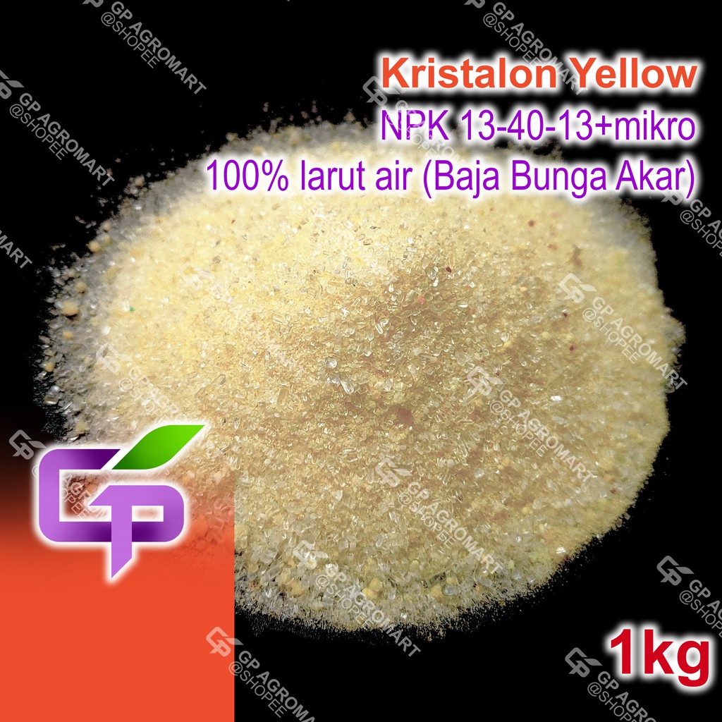 1kg Baja Kristalon Yellow NPK 13-40-13+mikro / Baja Halia Kunyit Lobak ...
