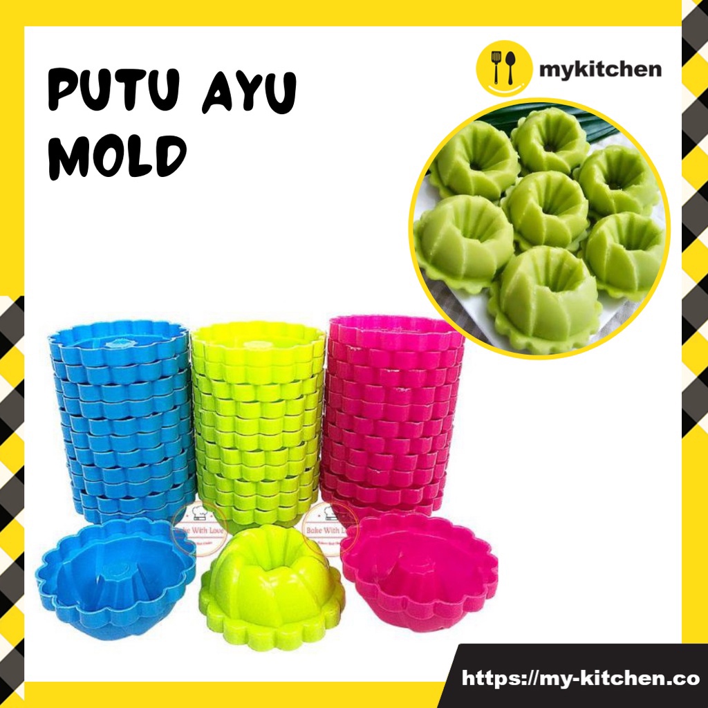 [MY KITCHEN]Acuan Kuih Ayu (12 pcs per pack) /Jelly Mould / Kuih Apam ...