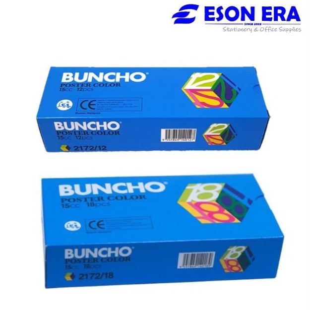 Buncho Poster Colour 15cc 12Colours / 18Colours | Shopee Malaysia