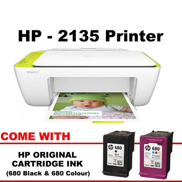 Hp Deskjet Ink Advantages 2135 All in 1 printer | Shopee Malaysia
