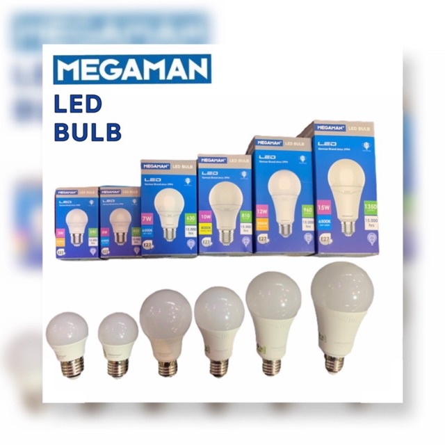 Megaman Led bulb/A bulb/E27 | Shopee Malaysia