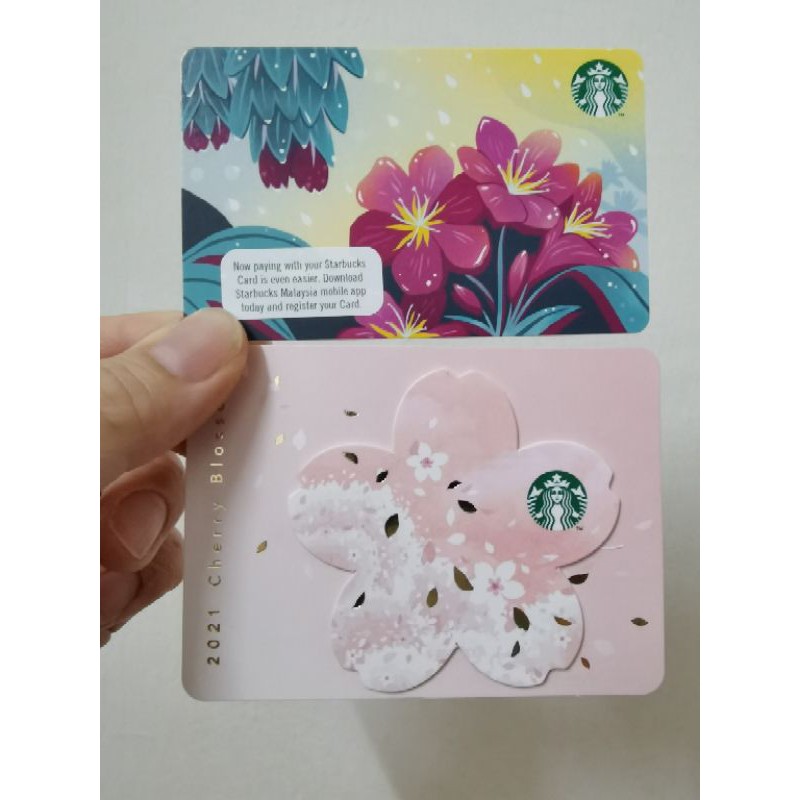 Starbucks 2021 Cherry Blossom Sakura Card Shopee Malaysia