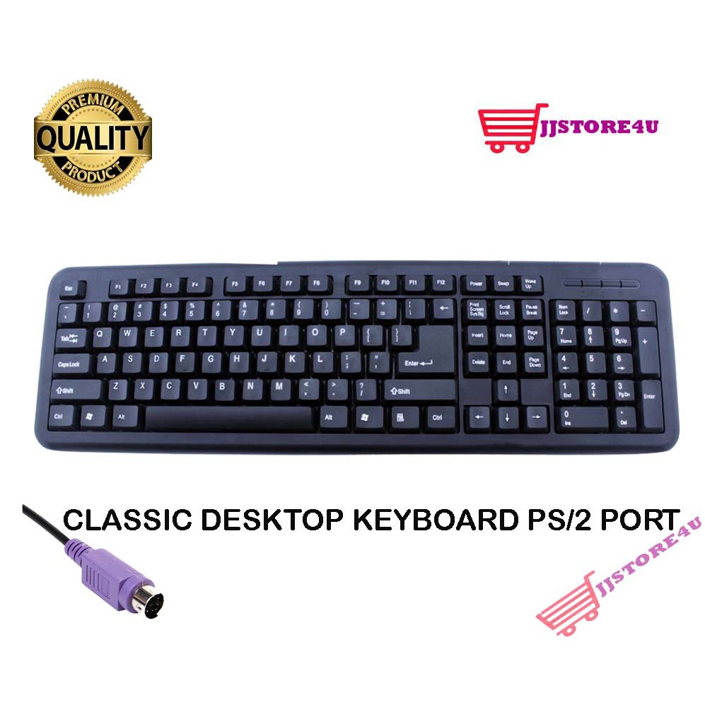 Full-Size Classic Desktop Keyboard - PS/2 port | Shopee Malaysia