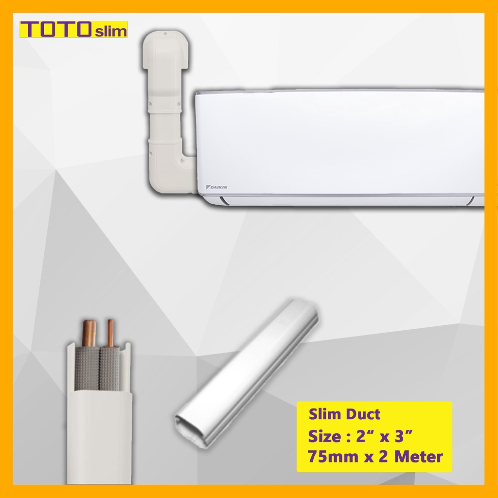Toto Slim TD-75 Slim Duct For Air Conditioner Piping Casing / Trunking ...