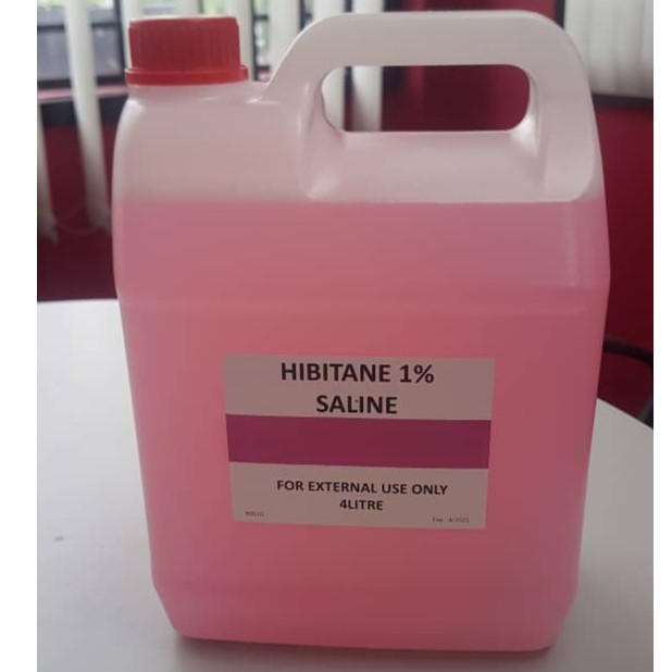 HIBITINE 1% SALINE 4LITER | Shopee Malaysia