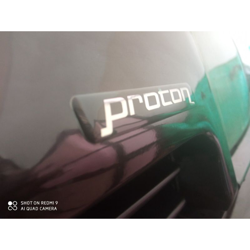 Sticker proton (epoxy sticker) | Shopee Malaysia