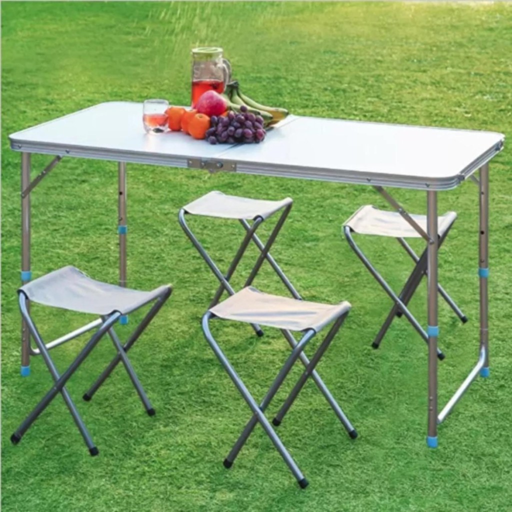 HY-8103 60 X 120CM FOLDING TABLE MEJA LIPAT Picnic Table Camping ...