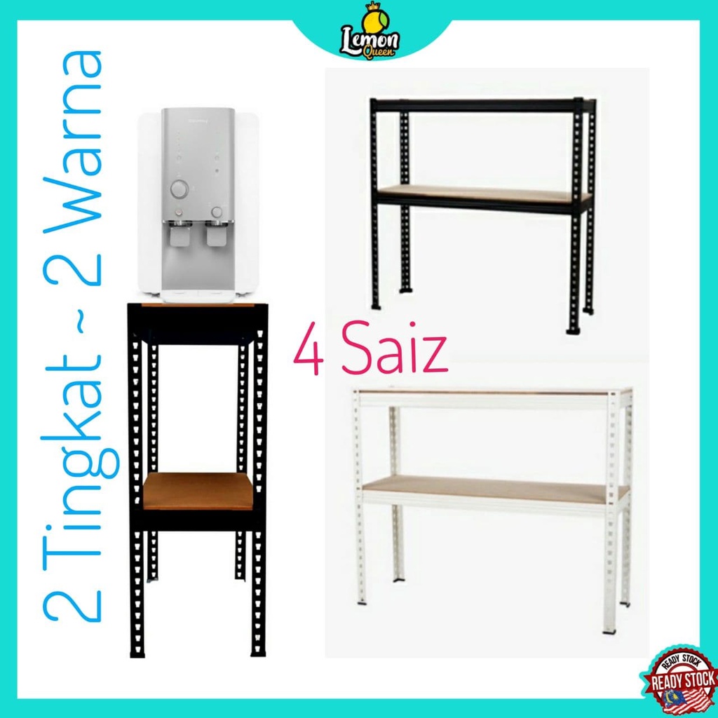 Rak 2 Level Layer Tingkat Air water filter stand coway cuckoo TABLE TOP ...